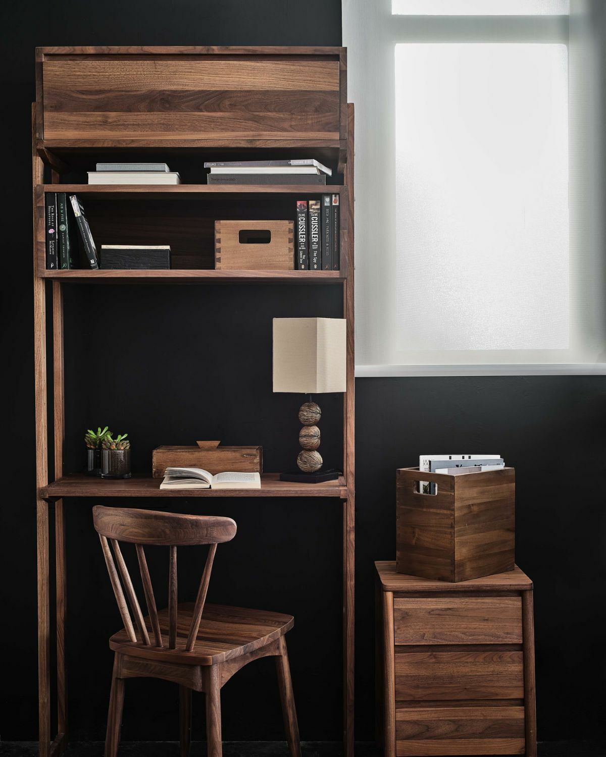 wall shelf unit - double - TREE
